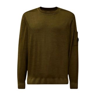 C.P. Company C.p. Company, Homme, Pulls, Vert, Taille: L Maglia effetto m&eacute;lange