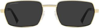 Dsquared2 Rechteckige Sonnenbrille - - Accessories - unisex - Gelb - 58 MM
