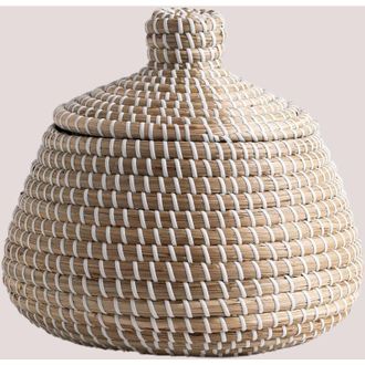 Sklum Panier avec couvercle en herbe de mer Bazel SKLUM NATUREL
