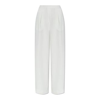Emporio Armani Gerade geschnittene Hose - - Trousers - Damen - Wei&szlig; - S