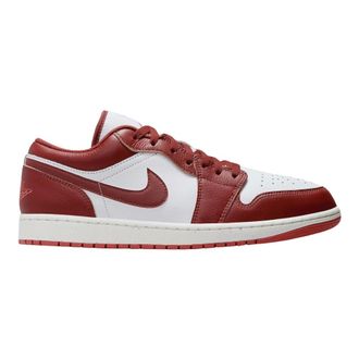 Nike Homme, Chaussures, Rouge, Taille: 42 1/2 EU Air Jordan 1 Low Dune Red Édition Limitée