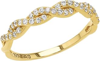 Amor Ring 925 Sterling Silber Damen Ringe, mit Zirkonia synth., Weiß, Kommt in Schmuck Geschenk Box, 2037346