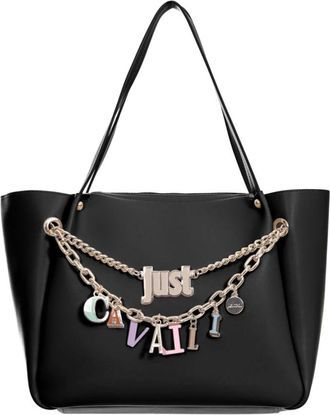 Just Cavalli Femme, Sacs, Noir, Taille: ONE Size Tote Bag