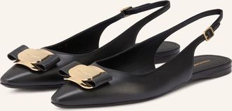 Ferragamo Ferragamo Slingballerinas New Vara schwarz
