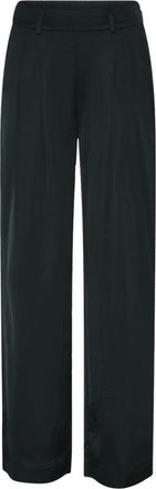 Bruuns Bazaar Femme, Pantalons, Vert, Taille: 42 FR Wide Pantalons