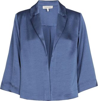 Marie M&eacute;ro Femme, Blouses et Chemises, Vert, Taille: 42 FR Veste Blazer Courte