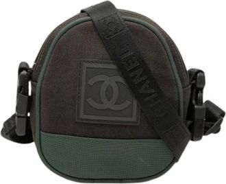 Chanel Sac bandouli&egrave;re vintage Pre-owned - Femme - Pre-owned - Vert - Taille: ONE Size