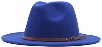 Generic Cocila Chapeaux Western Hommes Wide Hat Floppy Belt Chapeau Classique Boucle en Laine Casquettes De Baseball pour Femmes Casquette Chasse Hommes Bonne