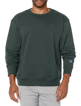Champion Herren S0888 Sweatshirt, Dunkelgrün, S