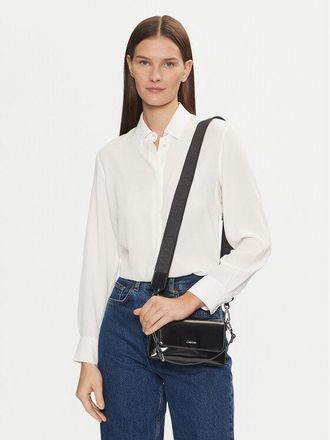 Calvin Klein Handtasche Ck Must Dbl Strap Mini Bag_Shiny K60K612772 Schwarz