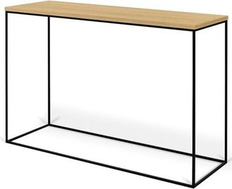 Symbiosis TemaHome Gerda Konsole, Metall, Eiche, 120 x 40 x 76 cm