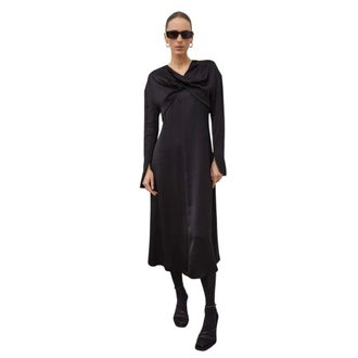 Day Birger Et Mikkelsen Lyanna Midi Dress - Femme - Robes - Noir - Taille: 36 FR
