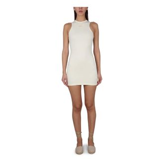 Off-white Femme, Robes, Blanc, Taille: 36 FR Robe Moulante Rowing &Eacute;pur&eacute;e