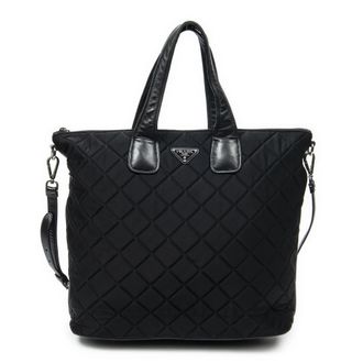 Prada Crossbody Bags - Large Impuntu Convertible Tote - Gr. unisize - in Schwarz - f&uuml;r Damen