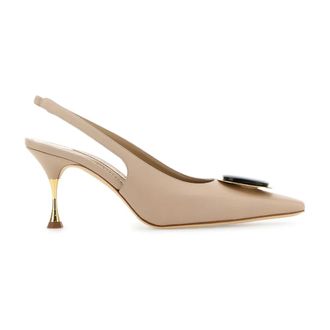 Manolo Blahnik Femme, Chaussures, Beige, Taille: 36 EU Escarpin Chiaransli