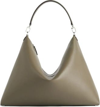 Toteme sac porté épaule bevel en cuir - Marron