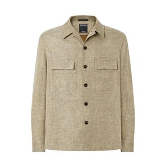 Ermenegildo Zegna Homme, Vestes, Vert, Taille: M Crossover Overshirt