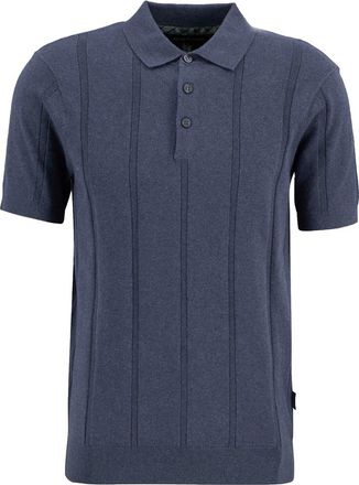 Barbour Strick-Poloshirt aus Baumwolle mit strukturiertem Streifen, Tailored Fit in