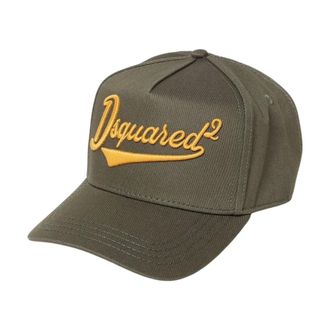 Dsquared2 Homme, Accessoires, Vert, Taille: ONE Size Casquette de baseball verte pour homme