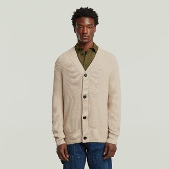 G-Star Essential Cardigan Knit - Beige - Herren