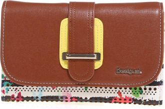 Desigual LENG&Uuml;ETA_MARINE 61Y53H11006U Damen Geldb&ouml;rsen 19x12x3 cm (B x H x T), Wei&szlig; (HUESO 1006)