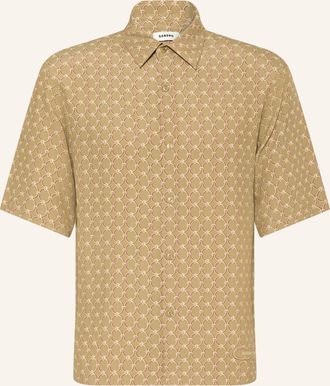 Sandro Sandro Kurzarm-Hemd Regular Fit braun