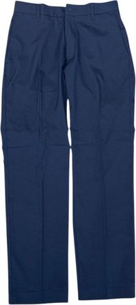 Calvin Klein Homme, Pantalons, Bleu, Taille: W33 Pantalon Droit Seersucker