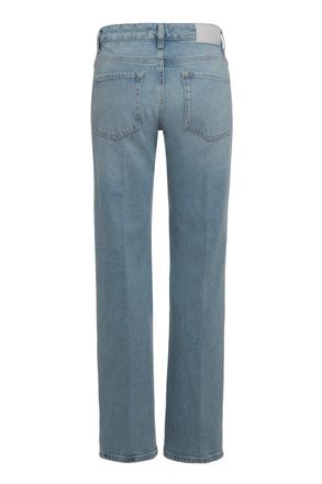 7 For All Mankind Womens Jeans Calie Straight Seabreeze Cotton Straight-Leg