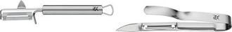 WMF Profi Plus Kartoffelsch&auml;ler Pendelklinge 19 cm, Pendelsch&auml;ler einschneidig & Gourmet Spargelsch&auml;ler 17 cm, Gem&uuml;sesch&auml;ler, Cromargan Edelstahl, sp&uuml;lmas
