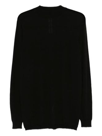 Rick Owens Level Lupetto Pullover mit rundem Ausschnitt - Schwarz