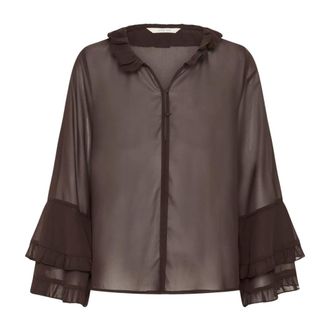 Cream Crissie Bluse - - Blouses & Shirts - Damen - Braun - XS