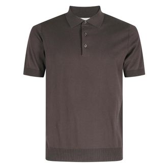 Paolo Pecora Homme, Tops, Brun, Taille: M Maglia A Polo