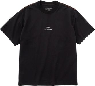 And Wander Homme, Tops, Noir, Taille: M And Wander T-shirts et Polos Noir