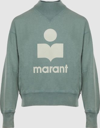 Isabel Marant Sweat Shirt Moby Sage Ecru