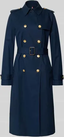 Tommy Hilfiger Slim Fit Trenchcoat aus reiner Baumwolle