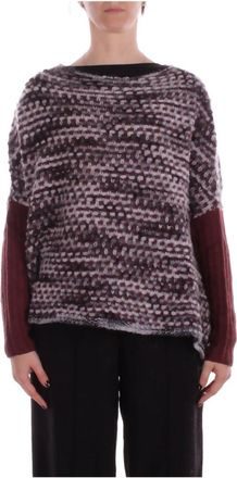 Manila Grace Femme, Pulls, Rouge, Taille: 40 FR Pulls &agrave; col rond