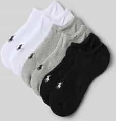 Ralph Lauren Sneakersocken mit Label-Stitching im 6er-Pack
