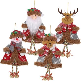 Cabilock 4st&uuml;cke Weihnachtsbaumschmuck Aus Robustem Material Dekorative Anh&auml;nger F&uuml;r Weihnachten Geeignet F&uuml;r M&auml;dchenzimmer Babyzimmer Und Weihnachtsbaum Weihn