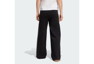 adidas Fleecehose ADIDAS 3-STREIFEN FLEECEHOSE, WEIT GESCHNITTEN (1-tlg)