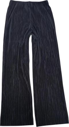 Calvin Klein Femme, Pantalons, Noir, Taille: 42 FR Wide Pantalons