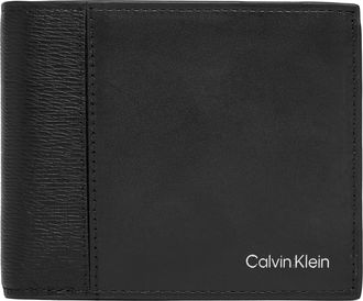 Calvin Klein Geldb&ouml;rse Calvin Klein Refined Mix Billfold W Coin LV04D1304G Schwarz