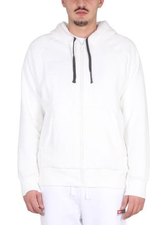 Diesel Logo-Print Drawstring Hood Sweatshirt - Multicolor