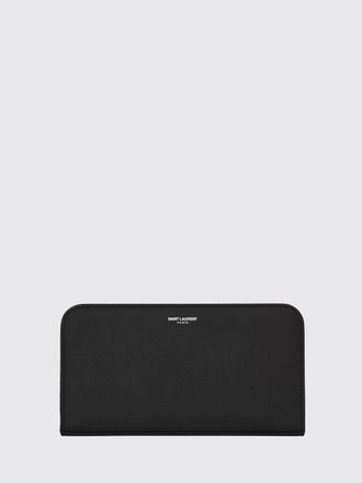 Saint Laurent Portefeuille continental Paris en cuir grain de poudre