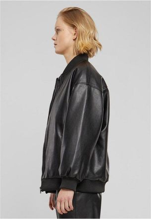 Urban Classics Kurzjacke Ladies Synthetic Leather Bomber Jacket