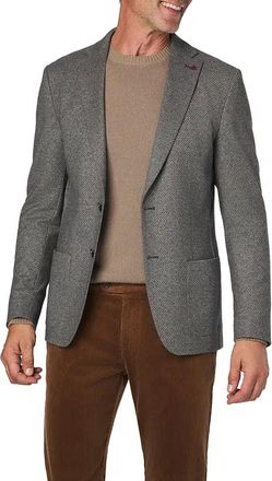 Roy Robson Herren Sakko braun meliert Slim Fit