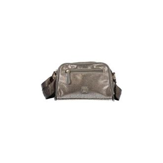 Laura Biagiotti Polyester Handtasche mit mehreren F&auml;chern - - Bags - Damen - Grau - ONE SIZE