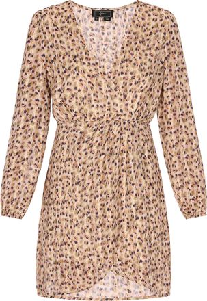 Faina Kleid Frauen beige mehrfarbig