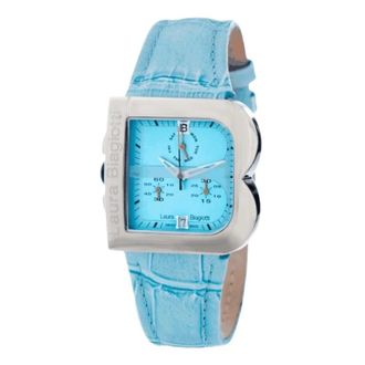 Laura Biagiotti Femme, Accessoires, Gris, Taille: ONE Size Montre &Eacute;l&eacute;gante pour Femme en Bleu