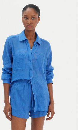 Seafolly Hemd Breeze 55428-TO Blau Regular Fit