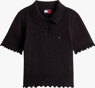 Tommy Hilfiger Polo court c&ocirc;tel&eacute; en coton